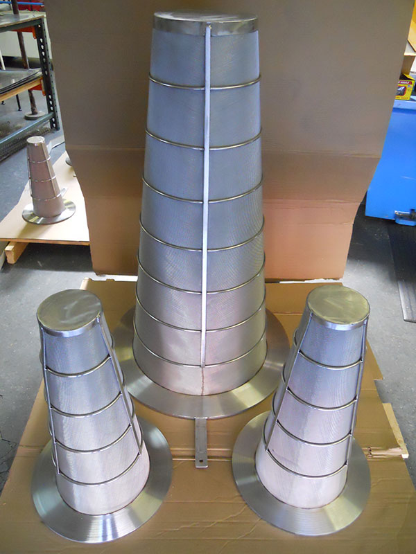 Temporary Cone, Basket, and Flat type Strainers